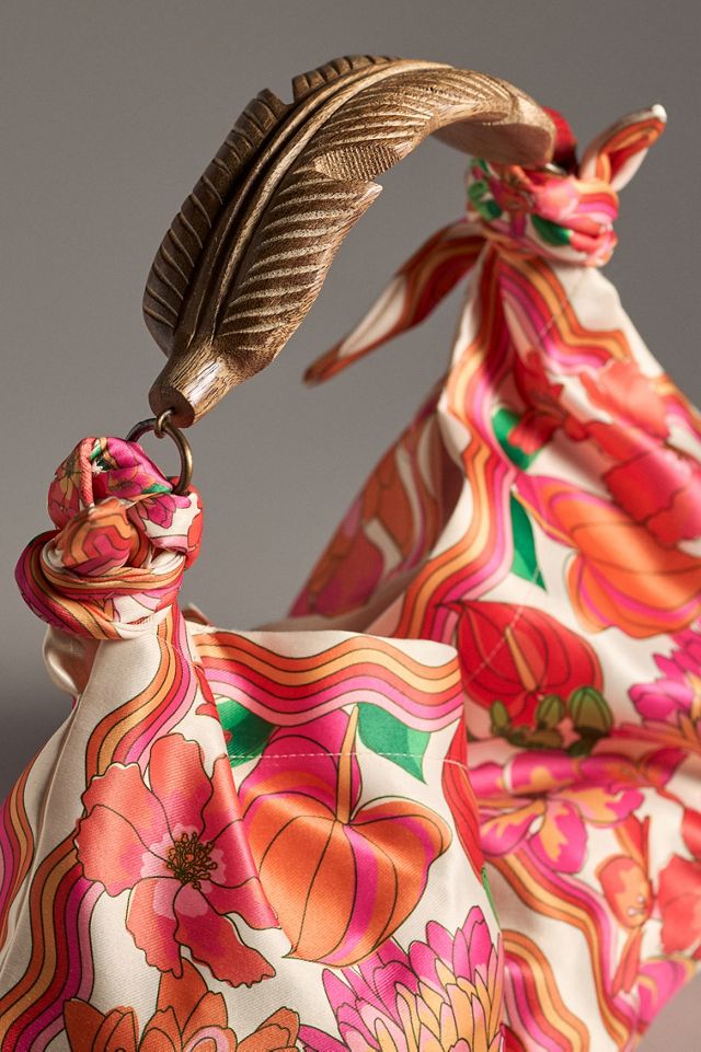 Farm Rio Satin Scarf Bag | Anthropologie