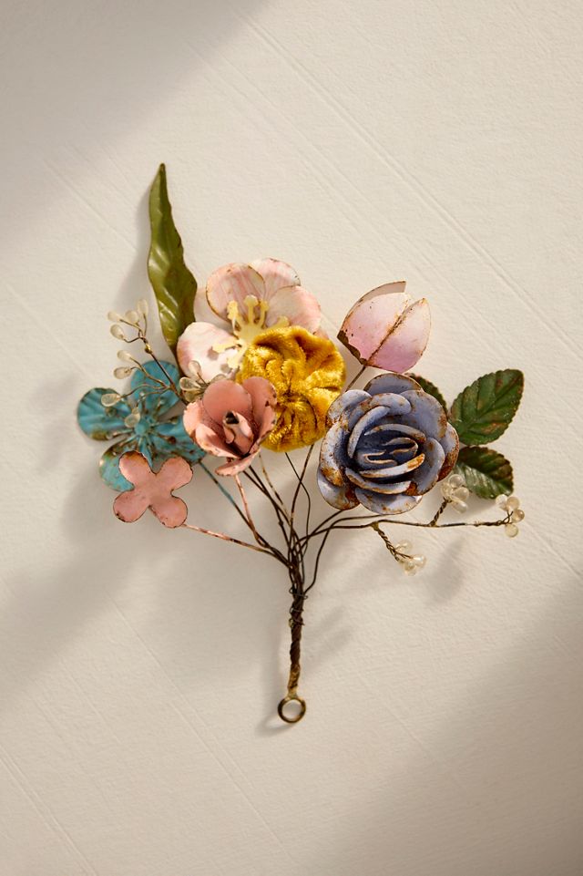 Mixed Floral Iron Bunch | AnthroHome