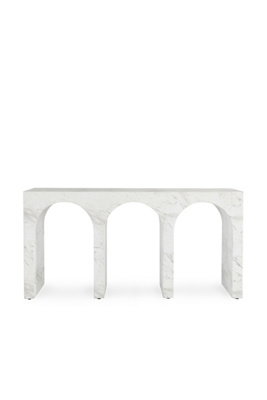 Marmo 61" Outdoor Concrete Console Table | Anthropologie