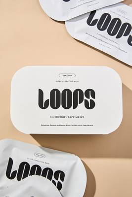 Loops Beauty Dew Cloud Ultra Hydrating Hydrogel Face Masks, Set of 5 ...