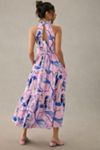 Sarah Gordon Tiered Halter Midi Dress | Anthropologie