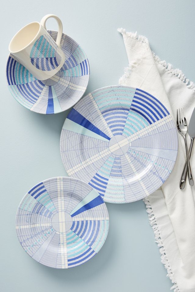 Graph Side Plate | Anthropologie