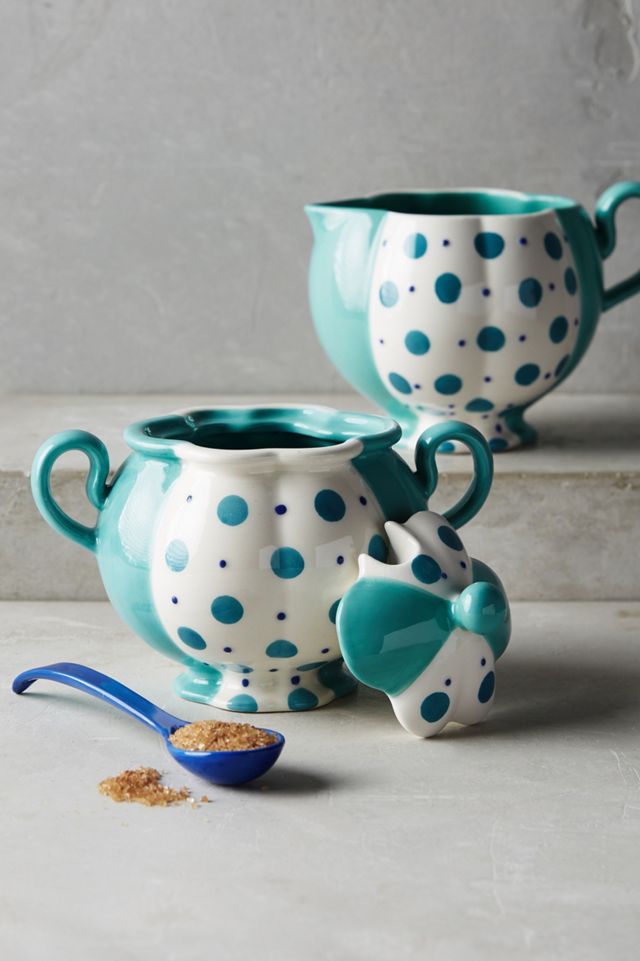 Cerulean Spots Sugar Pot | Anthropologie UK