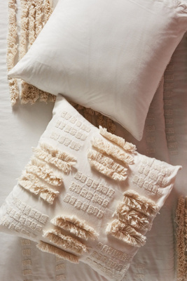 Tufted Calamus Euro Sham | AnthroLiving