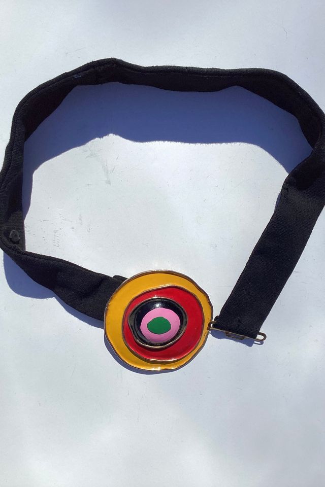 Vintage 1960s Mod Op Art Belt Selected by Cherry | Free People