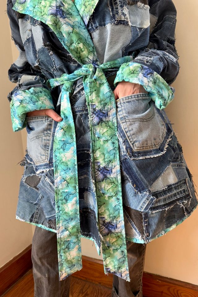 Patched Denim Coat Selected by Wax Plant | Free People