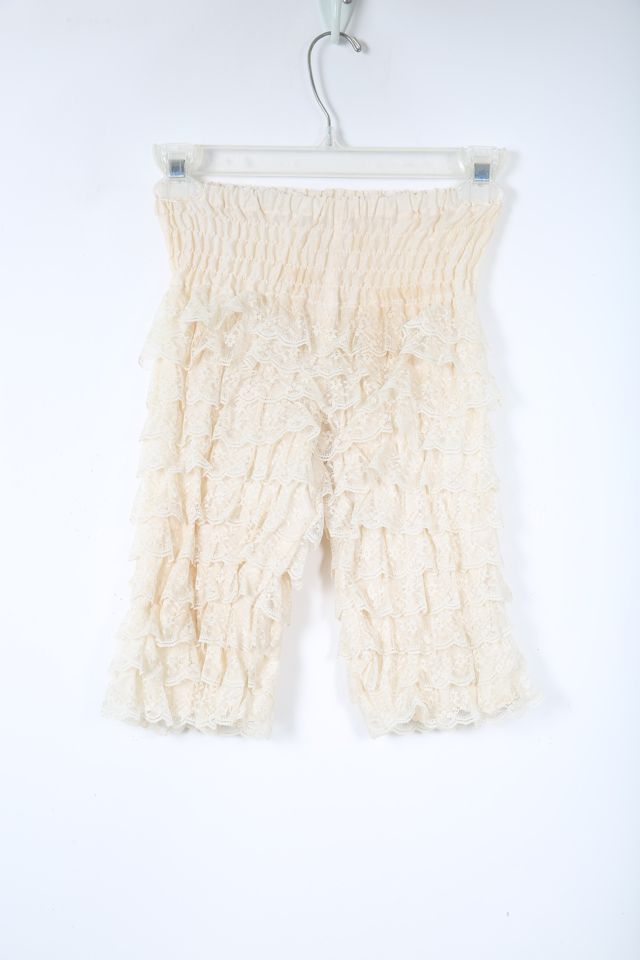 Vintage Creme Ruffle Bloomer Shorts Plantaloons Selected by Love Rocks ...