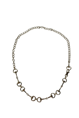 Vintage Silver Tone Horse Bit Chain Belt Selected by SharpLilTeeth ...