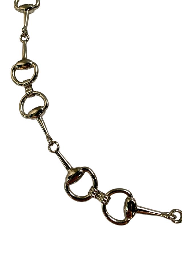 Vintage Silver Tone Horse Bit Chain Belt Selected by SharpLilTeeth ...