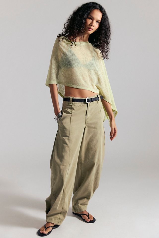 We The Free Hit 'Em High Barrel Trousers | Free People