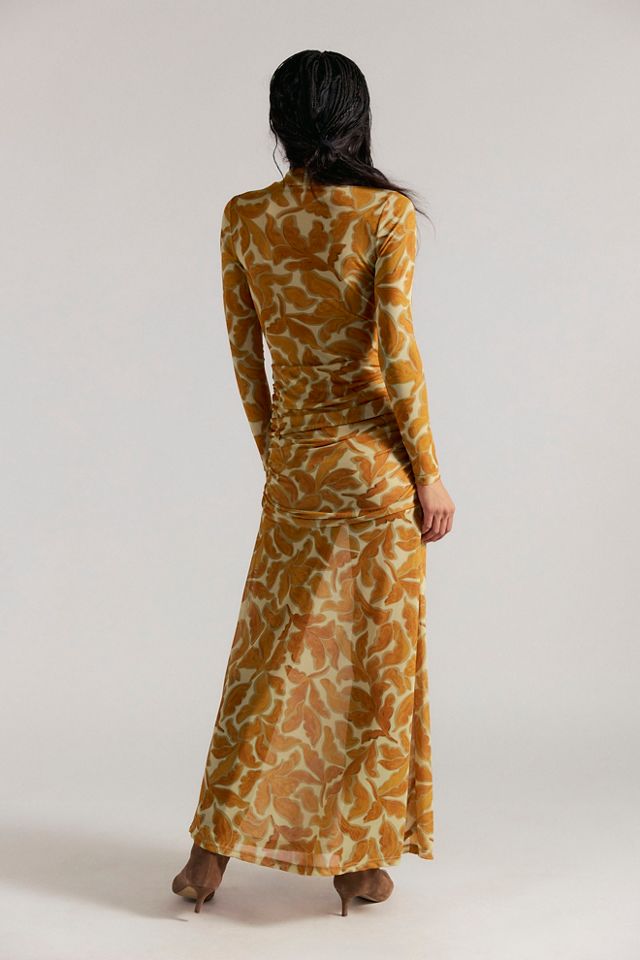 Nightcap Drop Waist Mesh Maxi Dress | Free People