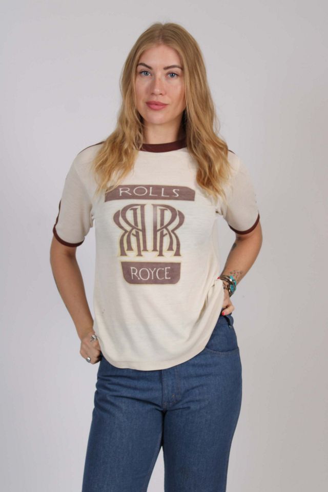 1970s Rolls Royce Ringer Tee Selected By Wolf and Moon Vintage | Free ...