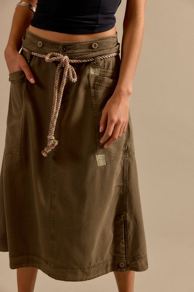 We The Free Sibyla Midi Skirt | Free People UK