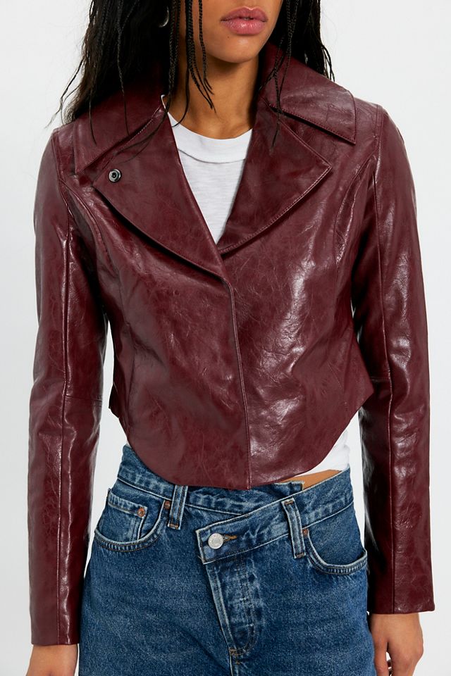 Veste en cuir végétalien G-Ameck Diesel | Free People FR