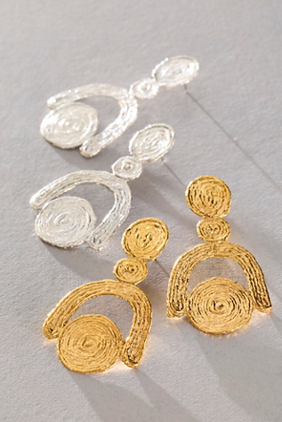 COG Silver Frida Earrings | Free People