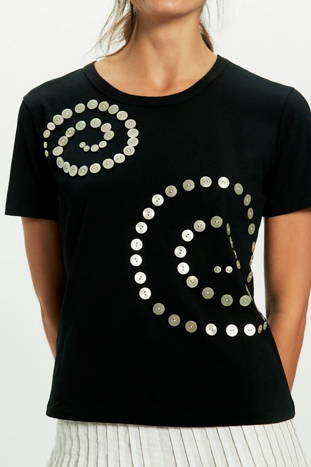 Ragabond Swirl World Embellished Tee | Free People