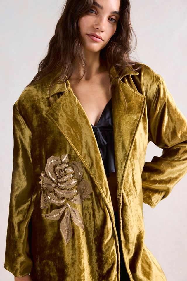 Denim And Bone Velvet Duster | Free People