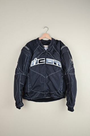Vintage Early 2000s ICON Mesh Biker Jacket Selected By The Igala NYC ...