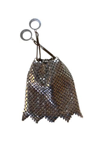 Vintage Mid Century Silver Chainmail Finger Purse Selected by ...