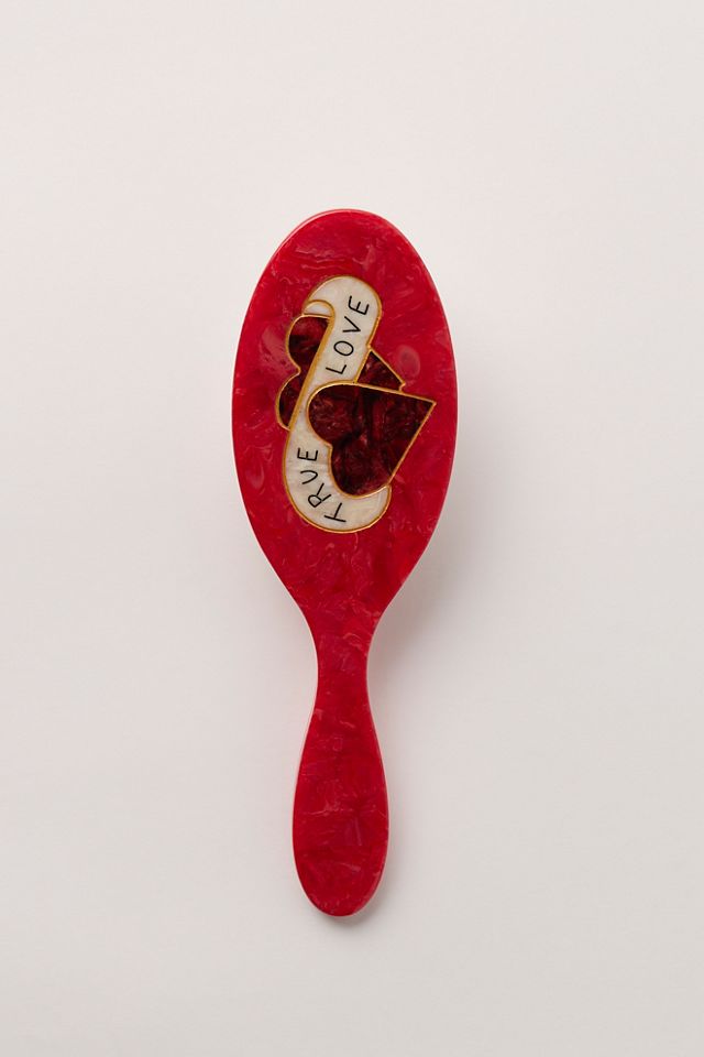 Solar Eclipse Hand-Painted Acetate 2-in-1 Brush | Free People UK