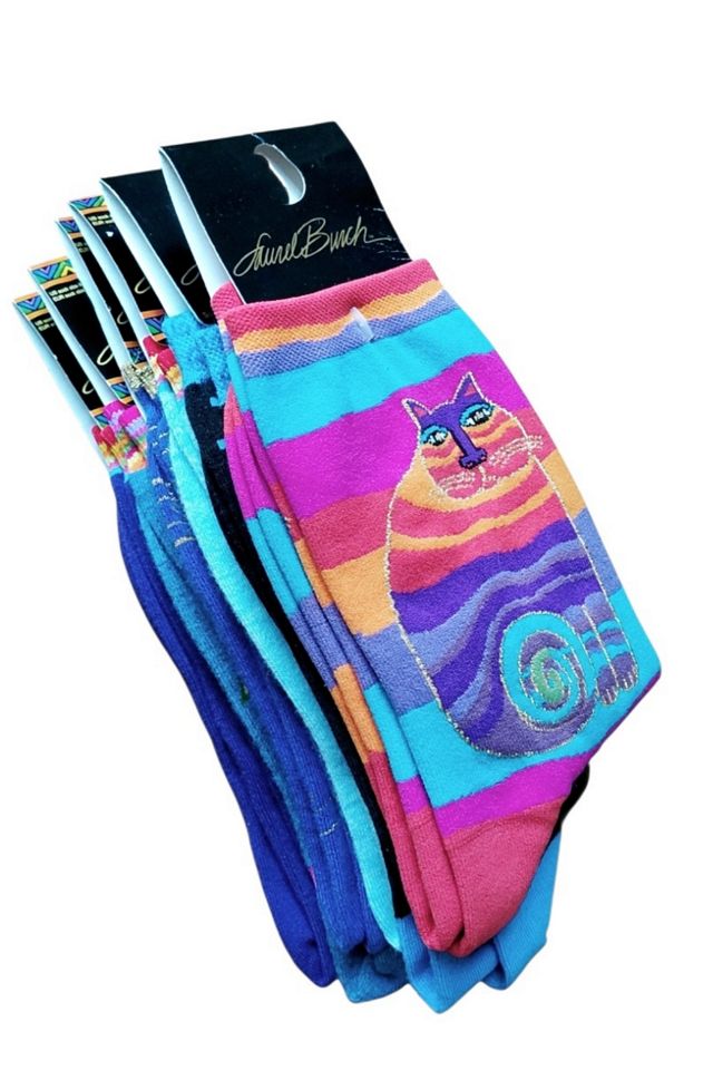 Samuel Burch Vintage Cat Sock Set Selected by Garbage Soup | Free People