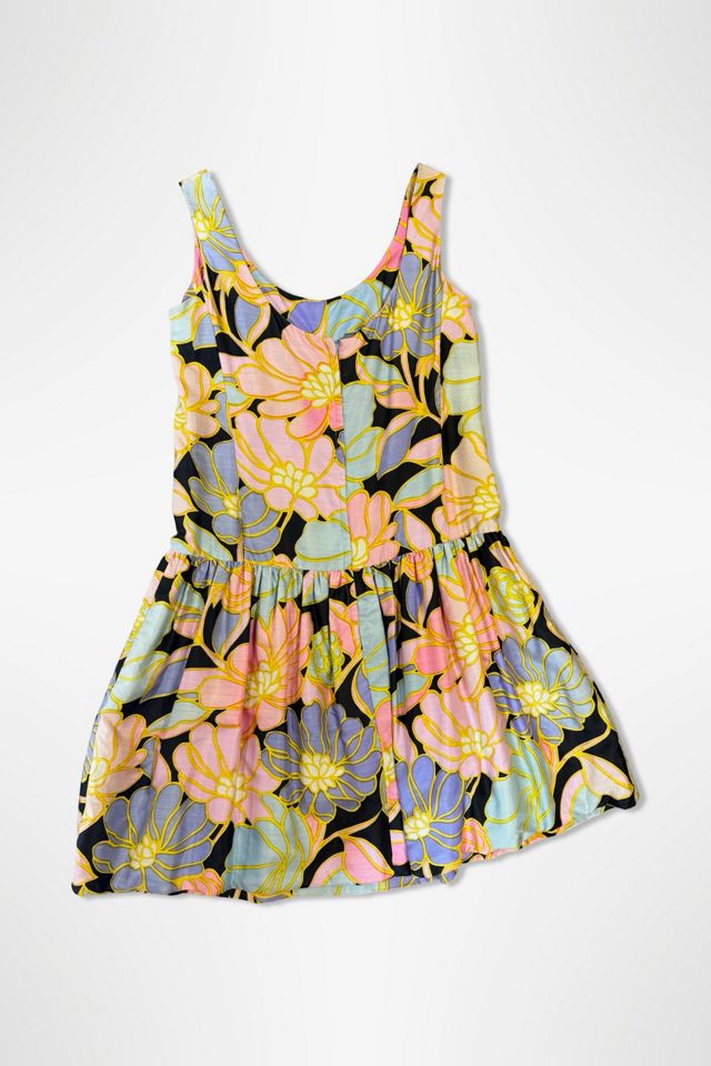 1960s Psychedelic Floral Baby Doll Dress Selected By Ritual Vintage ...