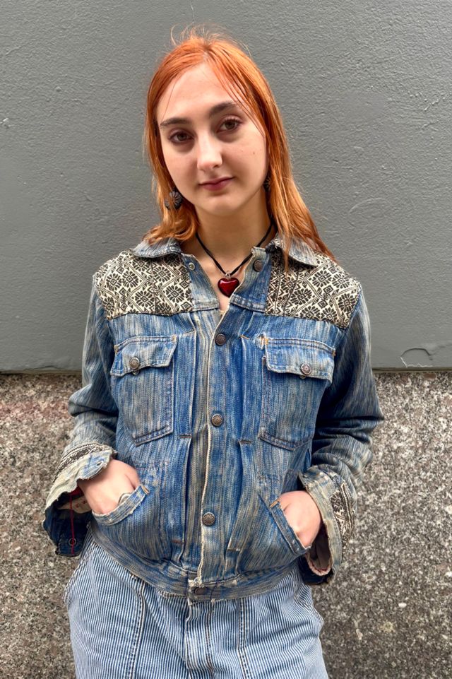 1970’s Wrangler Distressed Patchwork Denim Jacket Selected by Nomad ...