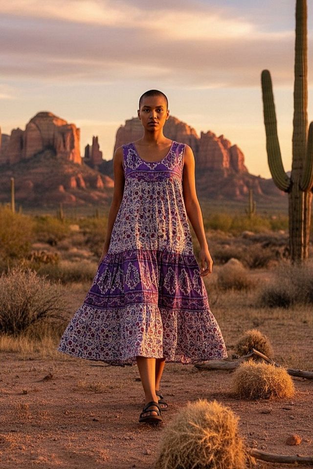 1970's India Tank Dress Selected by Garbage Soup | Free People