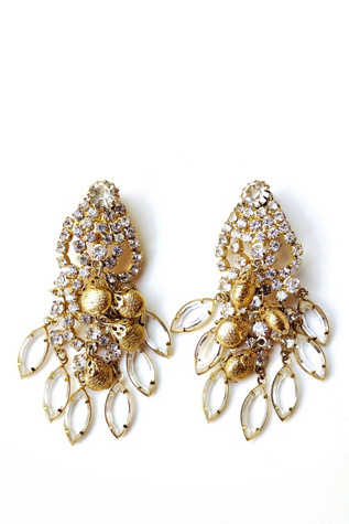 Vintage Julianna DE Waterfall Earrings Selected by Garbage Soup | Free ...