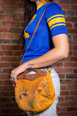Vintage 70s Toucan Leather Purse Selected by Black Shag Vintage | Free ...