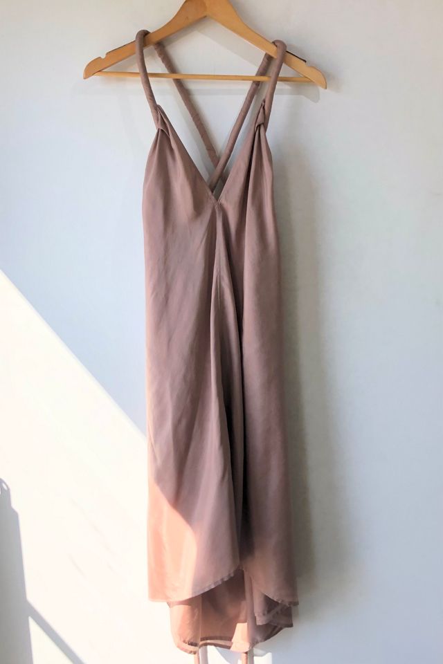 Electric Feathers Infinite Rope Champagne Silk Dress Selected by The ...