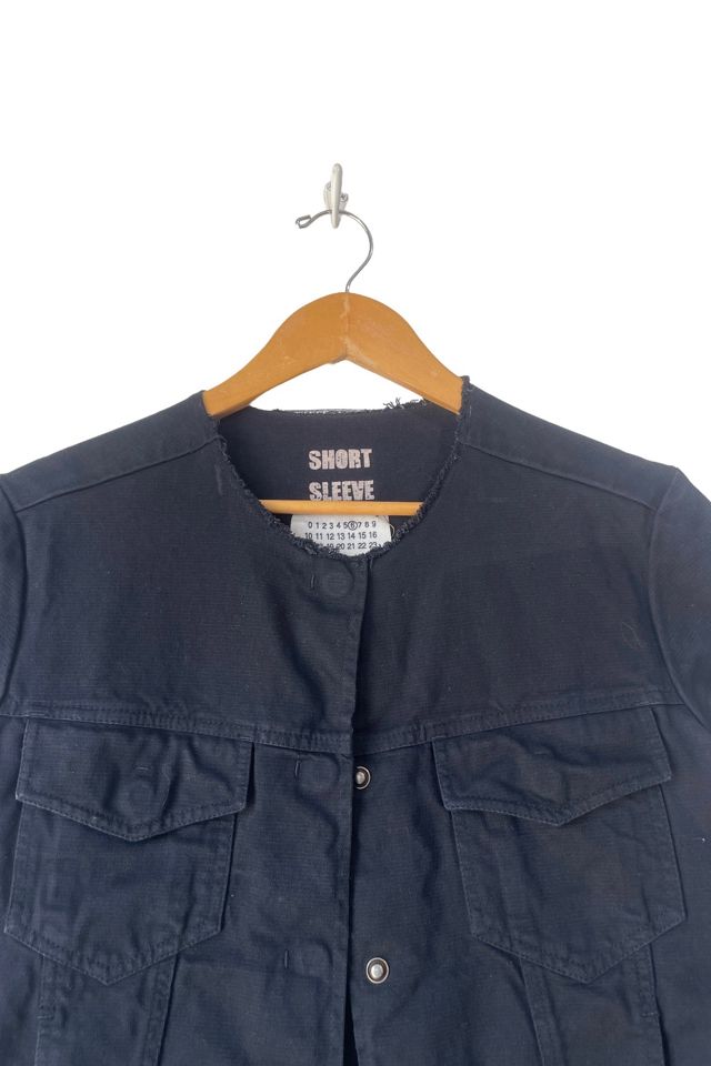 Margiela Black Denim Short Sleeve Jacket Selected by The Curatorial ...