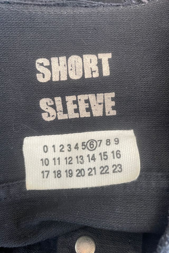 Margiela Black Denim Short Sleeve Jacket Selected by The Curatorial ...