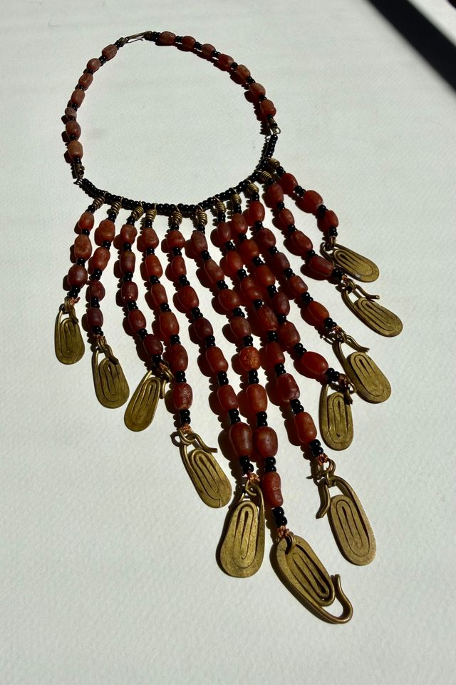 Beaded Fringe Necklace Selected by Wax Plant | Free People
