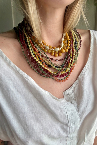 Vintage Mardi Gras Necklace Bundle Selected by Wax Plant | Free People