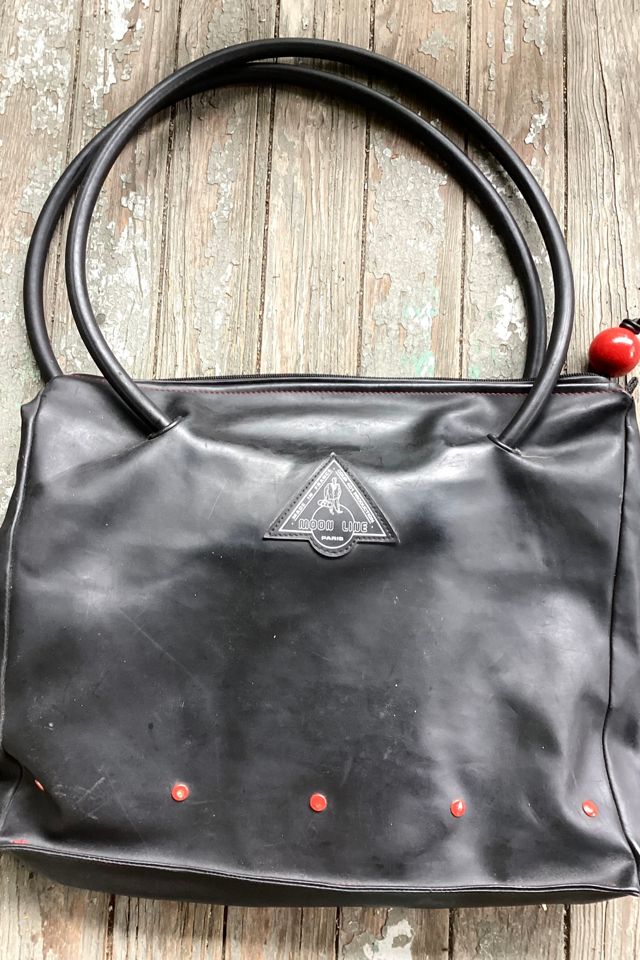 Vintage 1980s French Moon Line Rubber Tote Selected by Cherry | Free People