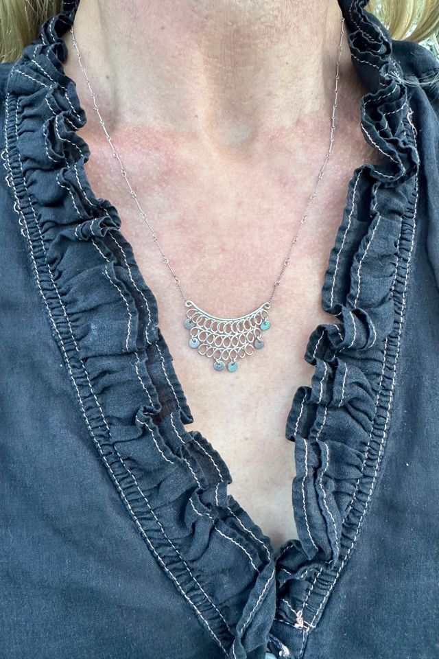 Sterling Silver Wire Worked Tassle Necklace Selected by Picky Jane ...