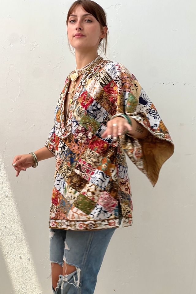 Vintage Batiq Patchwork Tunic Top Selected by Anna Corinna | Free People