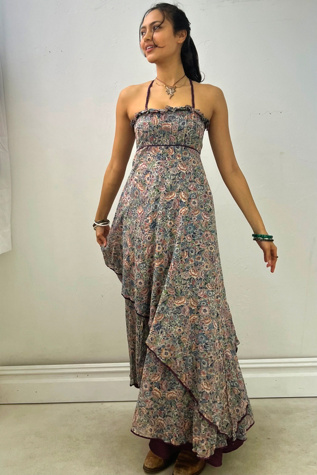 Vintage Printed Jill Stuart Maxi Dress Selected by Anna Corinna | Free ...