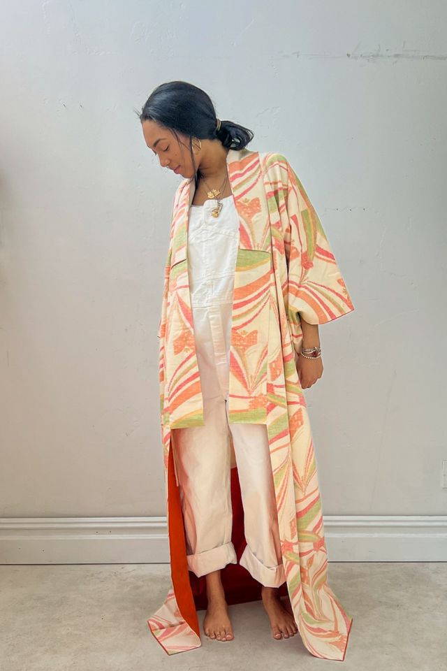 Vintage Sunny Ikat Silk Kimono Selected by Anna Corinna | Free People