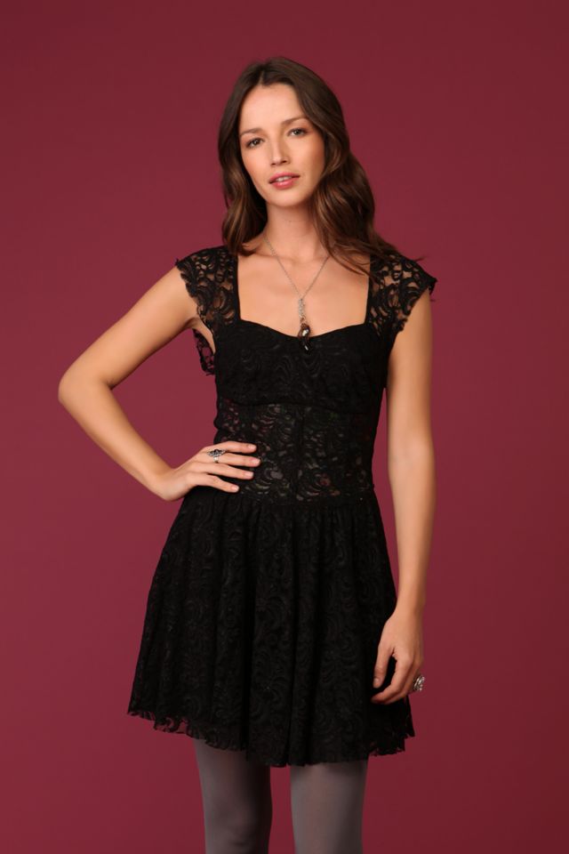 Lace Curtsy Dress | Free People UK