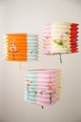 Vintage 1950s Paper Lanterns | Free People UK