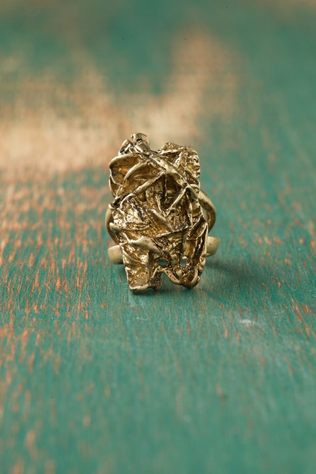 Cast Rock Knuckle Ring | Free People UK