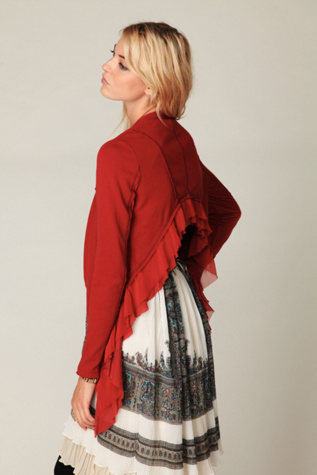 Cropped Back Layered Jacket | Free People