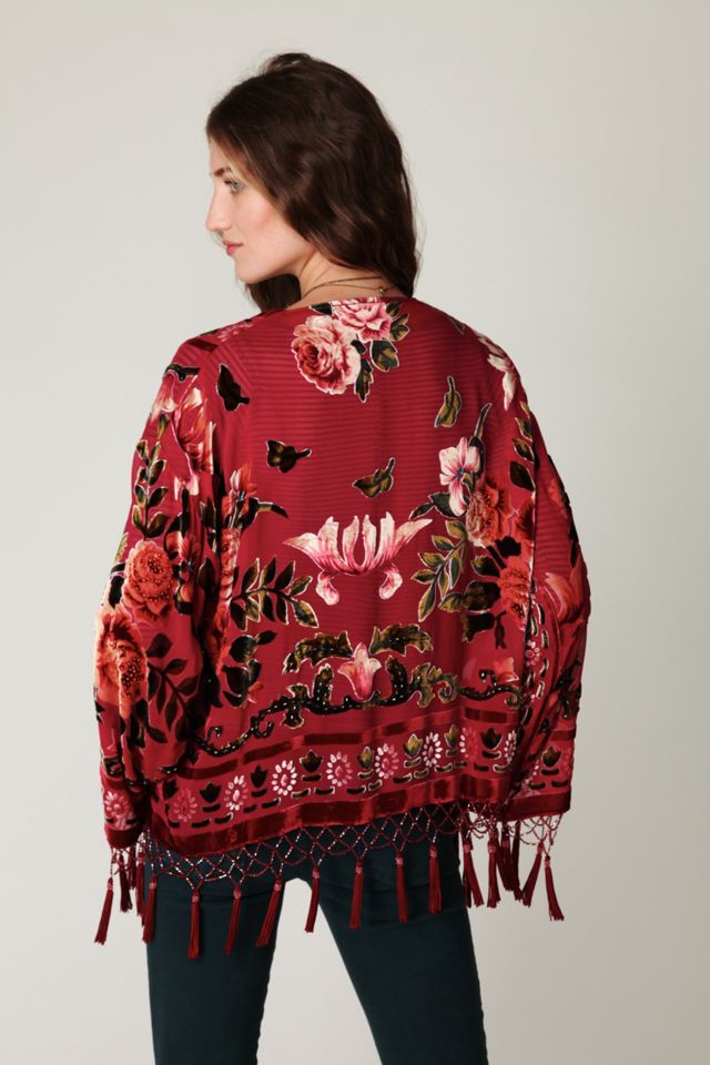 English Rose Devore Kimono | Free People