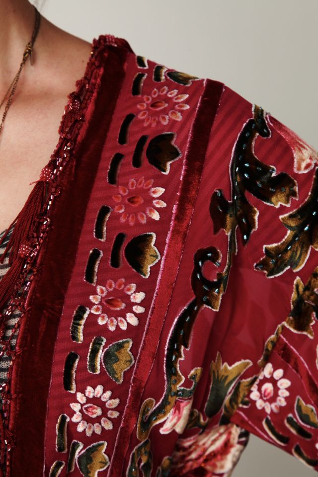 English Rose Devore Kimono | Free People