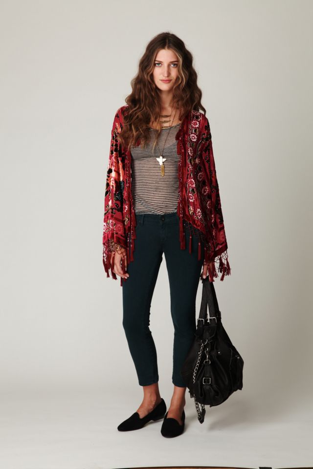 English Rose Devore Kimono | Free People