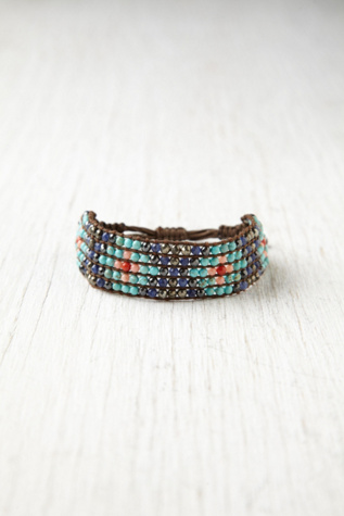 Narrow Beaded Friendship Bracelet | Free People UK