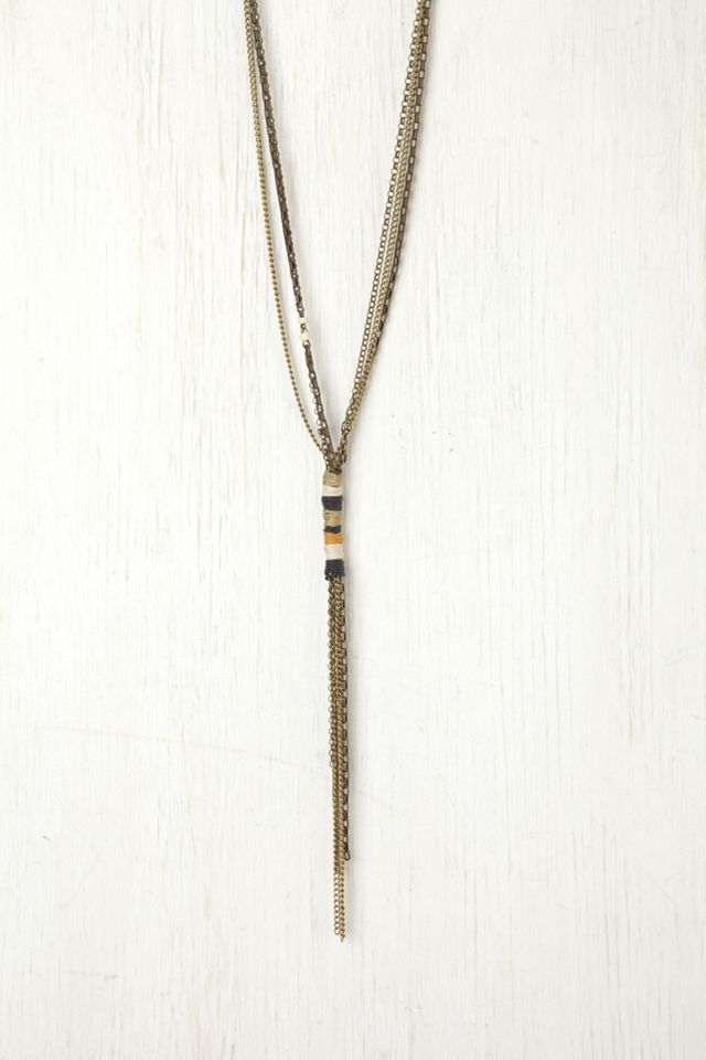 Wrapped Thread Chain Necklace | Free People