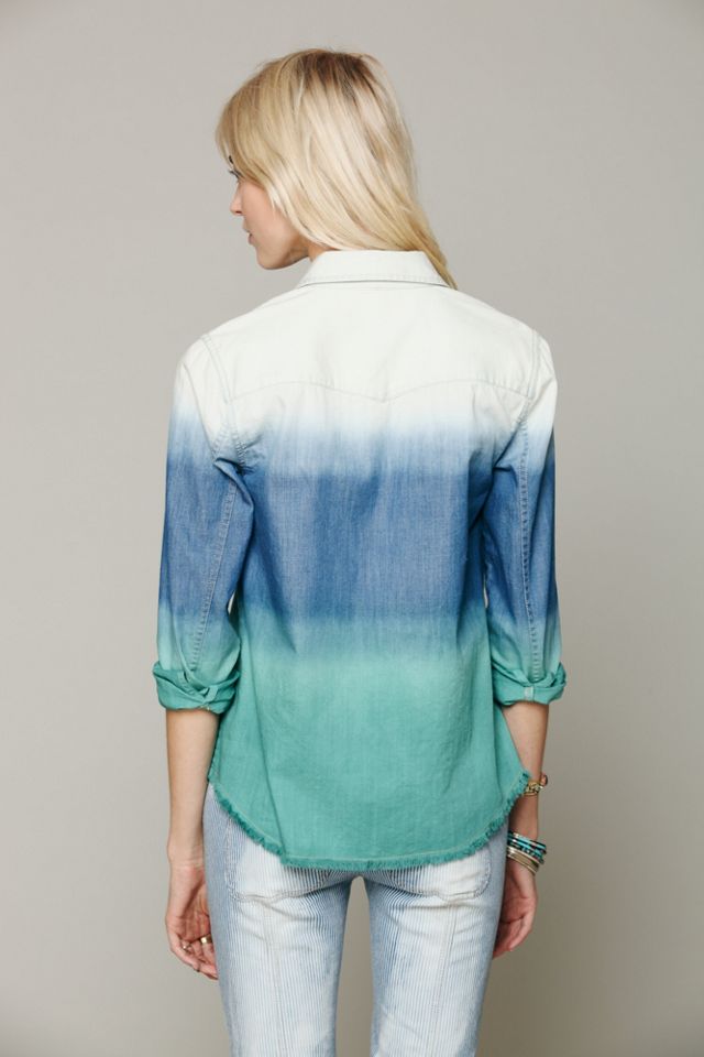 Ombre Button Down Shirt | Free People